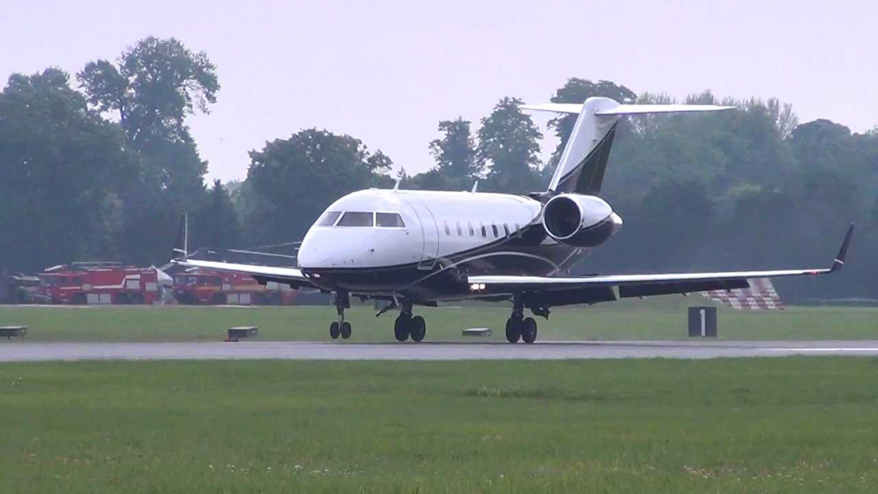 Arrival CL-600-2B16 Challenger 605 (CL60) @ RIAT 08-07-2012 - YouTube