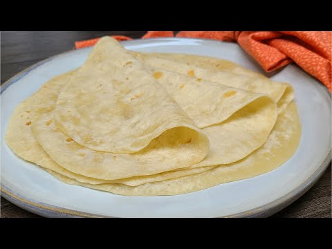 How to make Soft Flour Tortillas / Burrito / Taco Wrappers / Step by Step - Episode 1209
