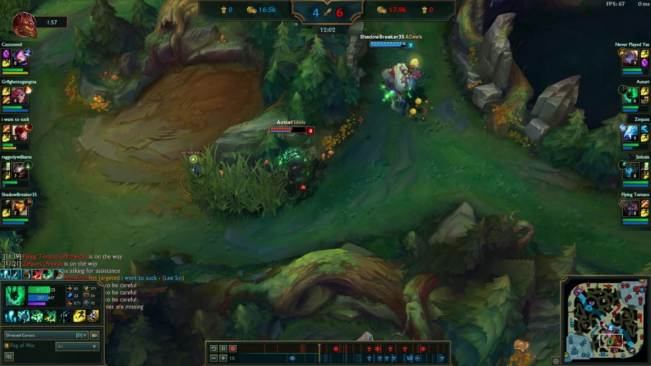 Full game play of league of legends. - YouTube