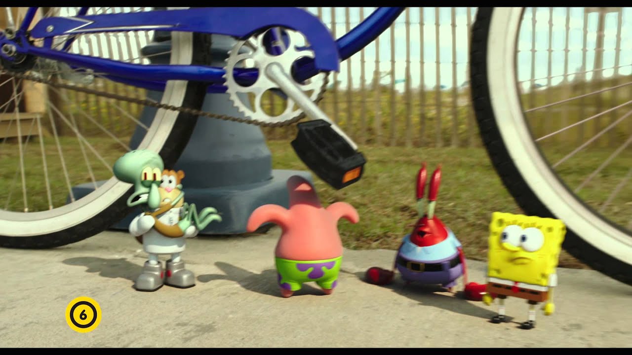The SpongeBob Movie: Sponge Out of Water | Clip: Bicycle | Hungary ...