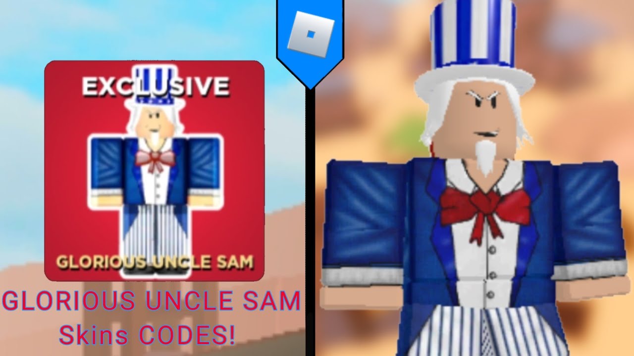 HOW TO GET GLORIOUS UNCLE SAM Skins in CODES! SHOOT OUT (ROBLOX) - YouTube