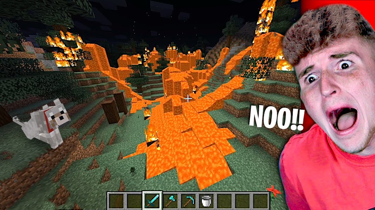 I Burnt Down EVERYTHING In Minecraft.. (Gone Too Far) - YouTube