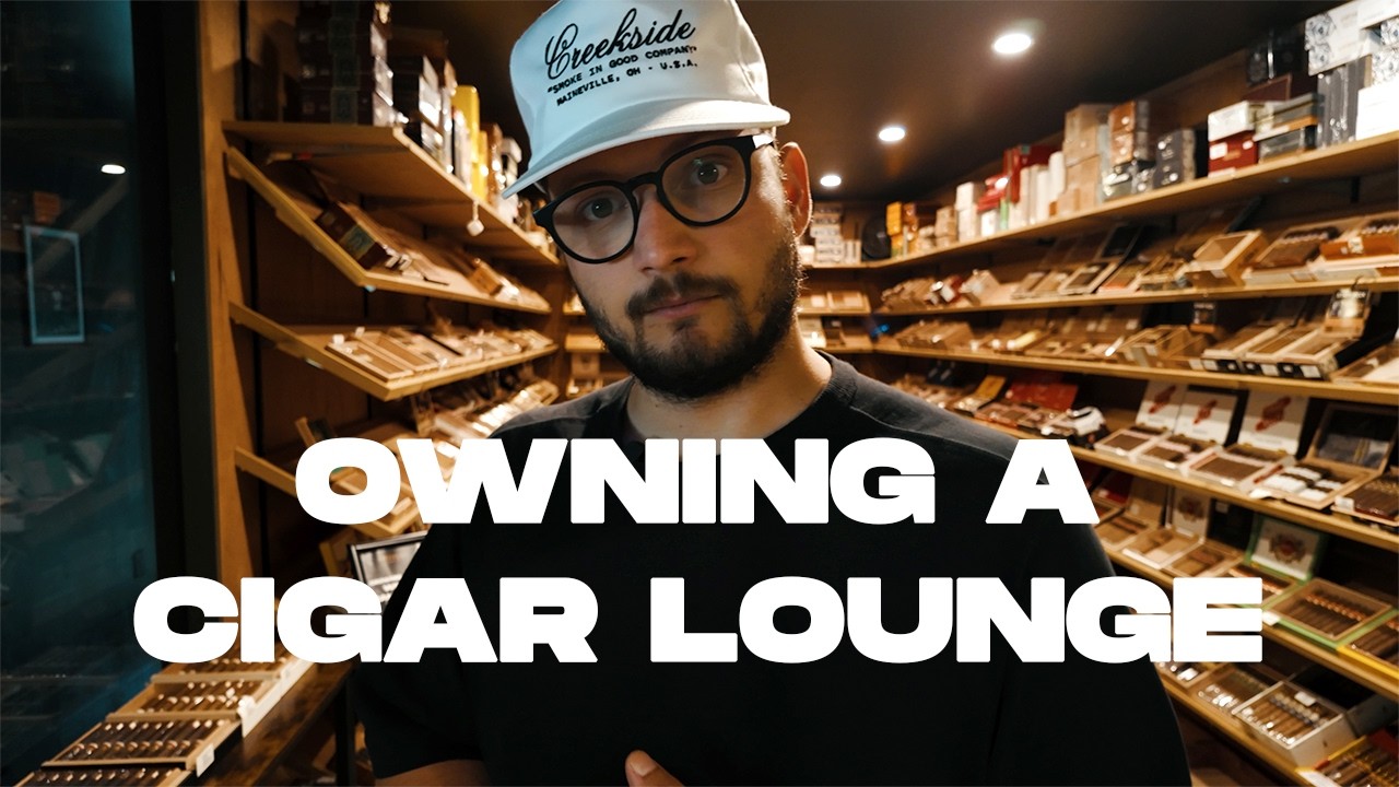 The Day in The Life Of A Cigar Lounge Owner - YouTube