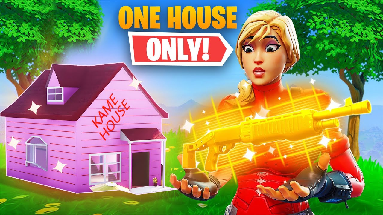 The ONE HOUSE CHALLENGE in Fortnite Battle Royale 2025 - YouTube