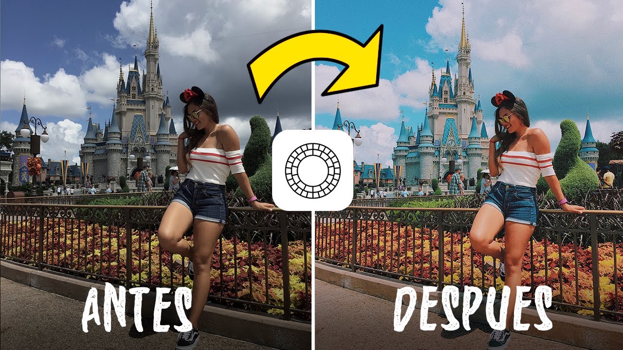 Como EDITAR tus FOTOS de DISNEY | VSCO - YouTube