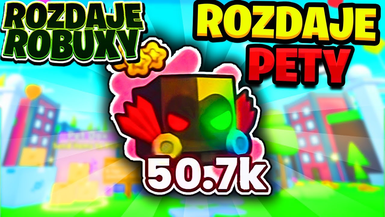 🔴PET DLA KAŻDEGO w PET SIMULATOR 99!🐶Rozdaje ROBUX!💸Zakładam SWÓJ KLAN!🤑 + JAILBREAK🎮 | #Roblox ...