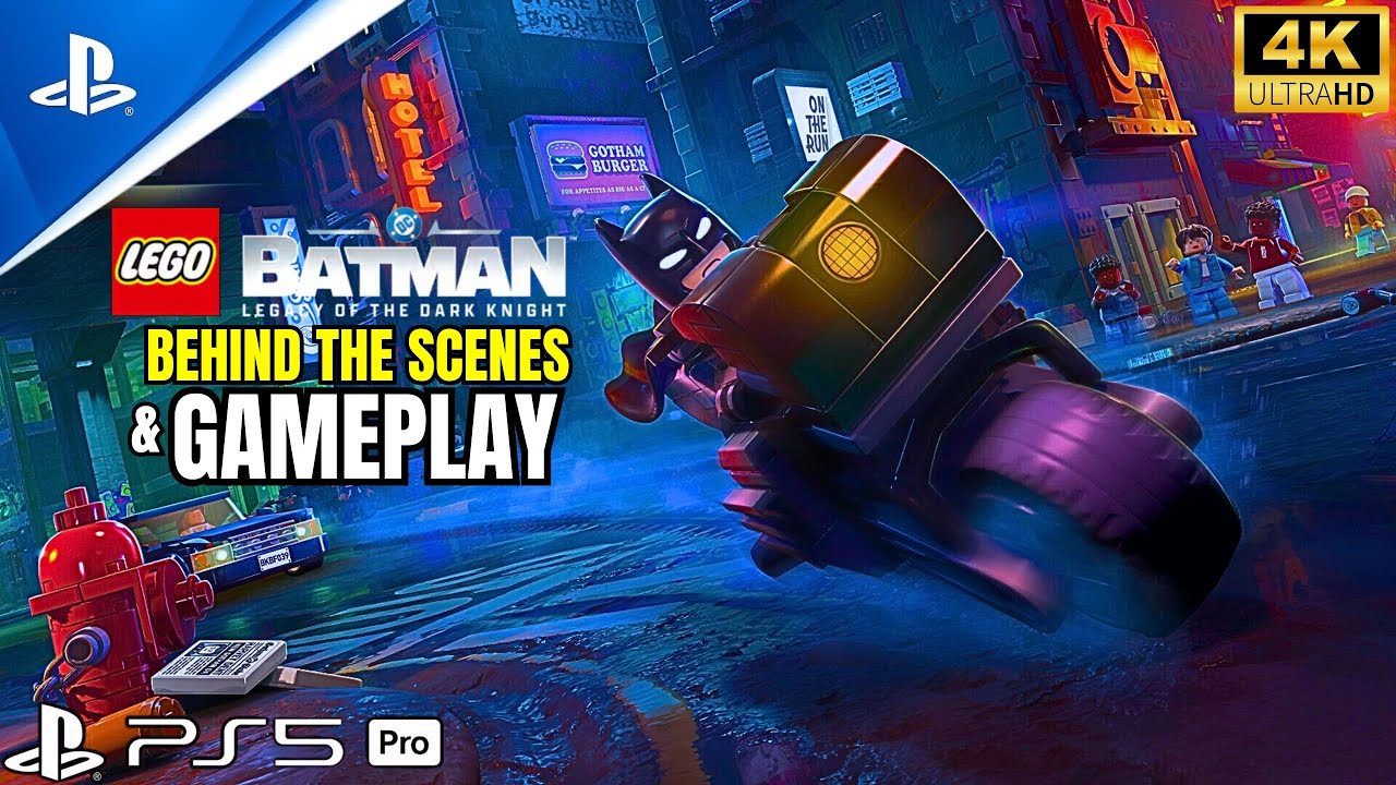 LEGO BATMAN New Behind The Scenes & First GAMEPLAY Is INSANE! 4K - YouTube