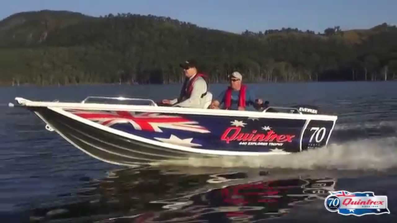 Quintrex 440 Explorer Trophy - YouTube