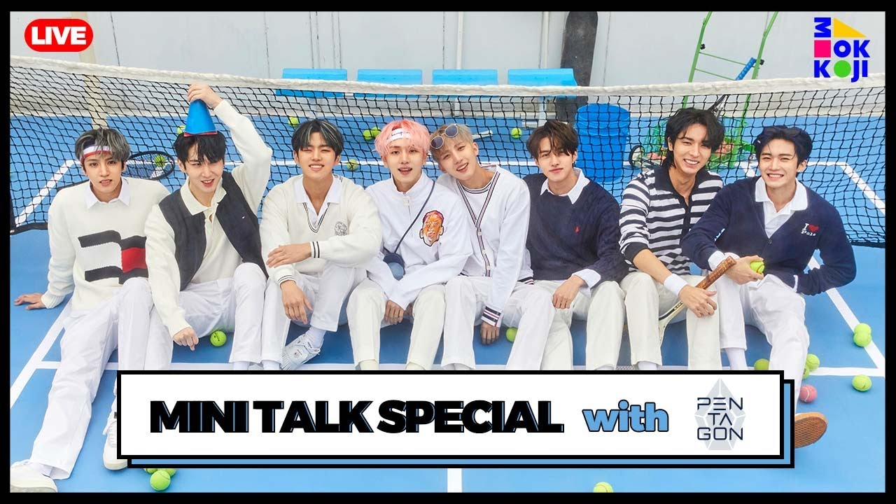 [LIVE] PENTAGON, ONE-DAY Korean Class (Hangeul Proclamation Day)｜MOKKOJI MINI TALK - YouTube