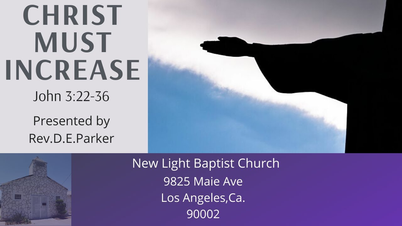 Christ Must Increase - YouTube