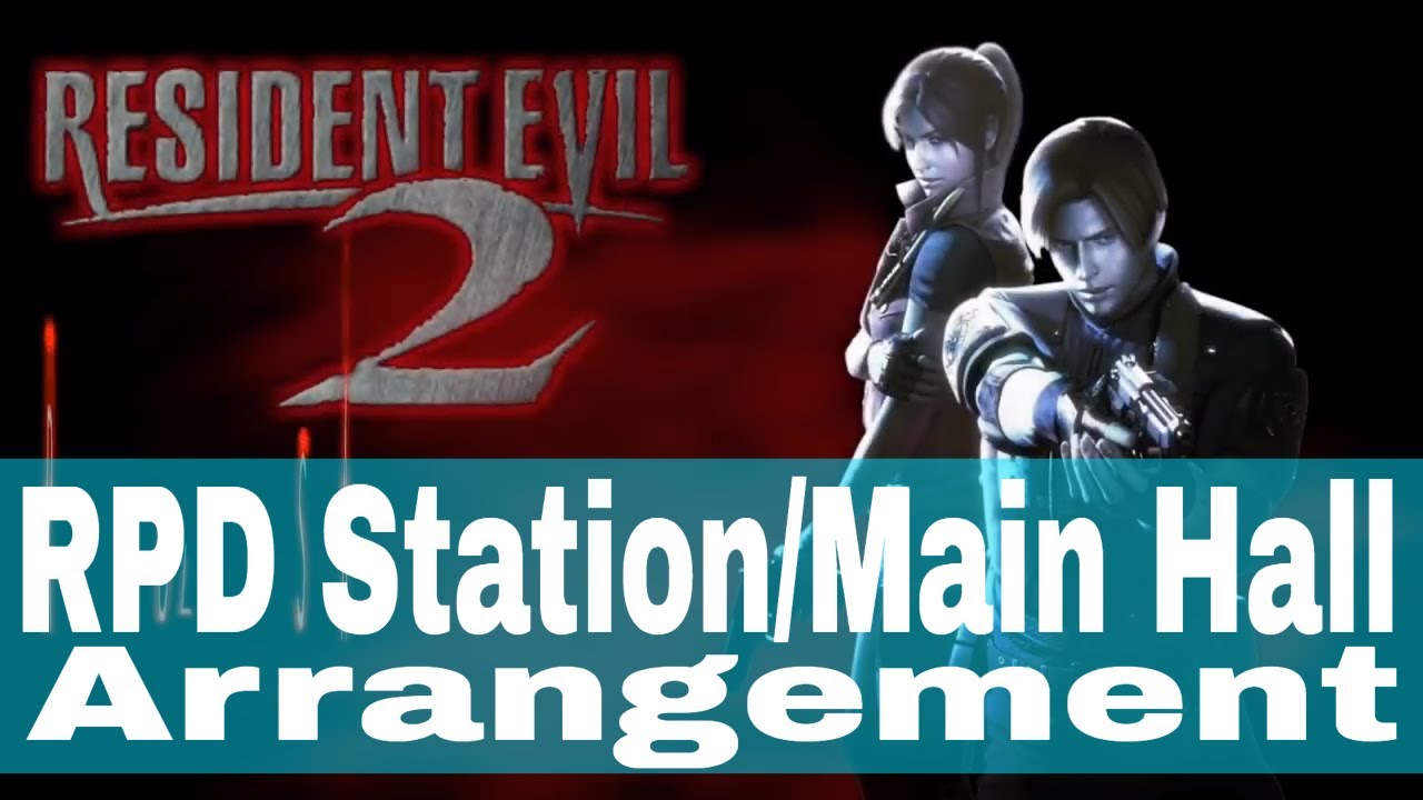 Police Station/Main Hall (Barricade Arrangement) - Resident Evil 2 (PS1)
