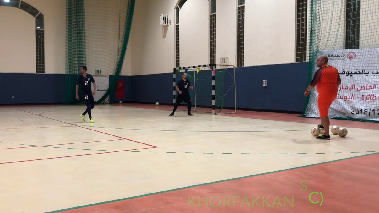 Futsal Goalkeeper Training Offensive Work with Pressure - YouTube