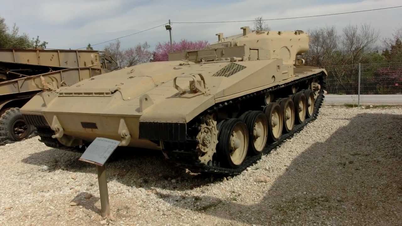 Merkava original concept by Israel Tal using a Centurion Tank driving ...