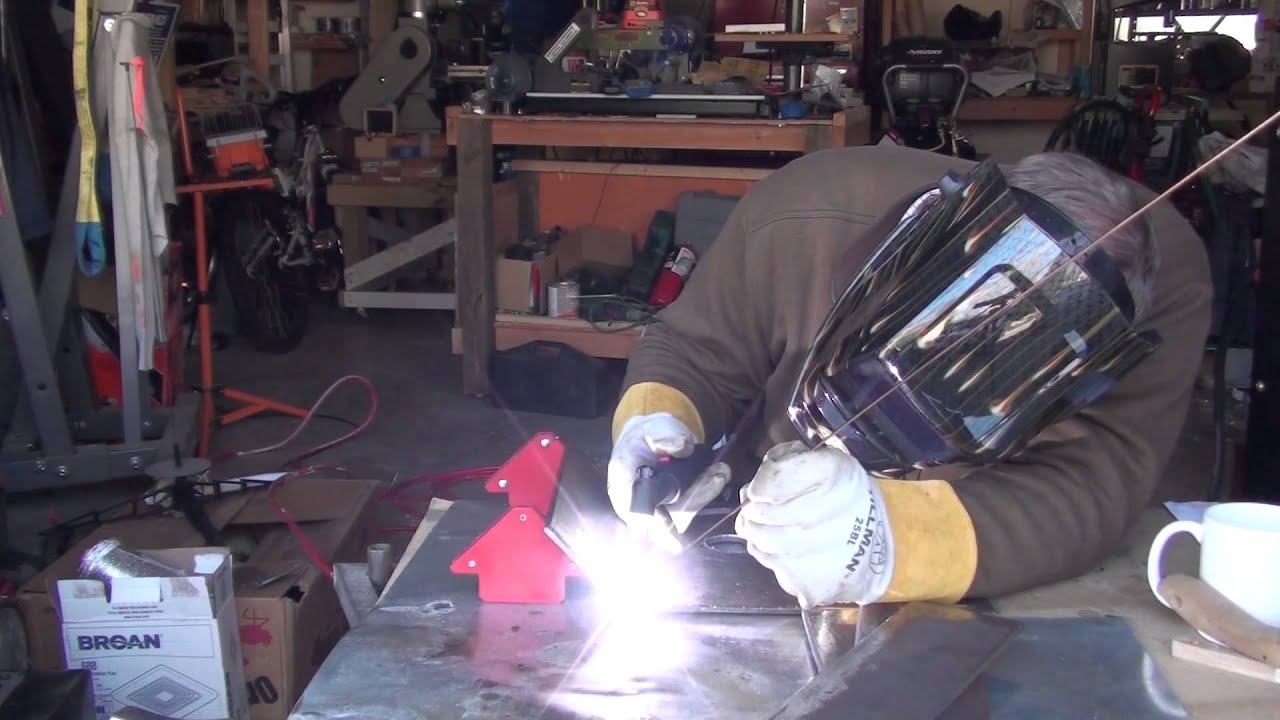 diy - small blacksmith forge - YouTube