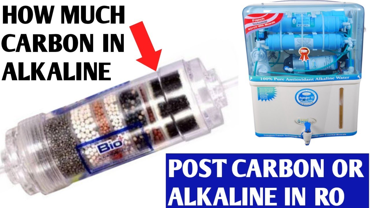 DIFFERENCES. Alkaline filter vs POST CARBON FILTER - YouTube