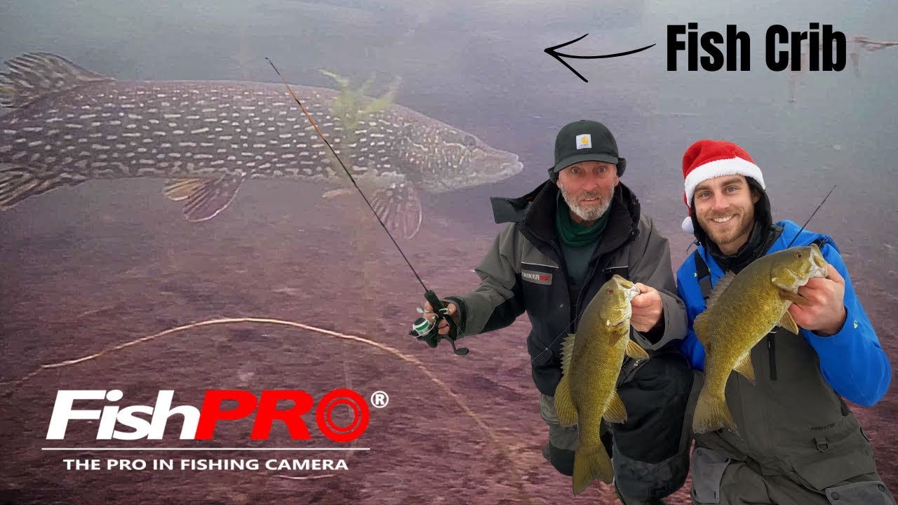 We found an underwater crib, and caught a bunch of fish around it ...