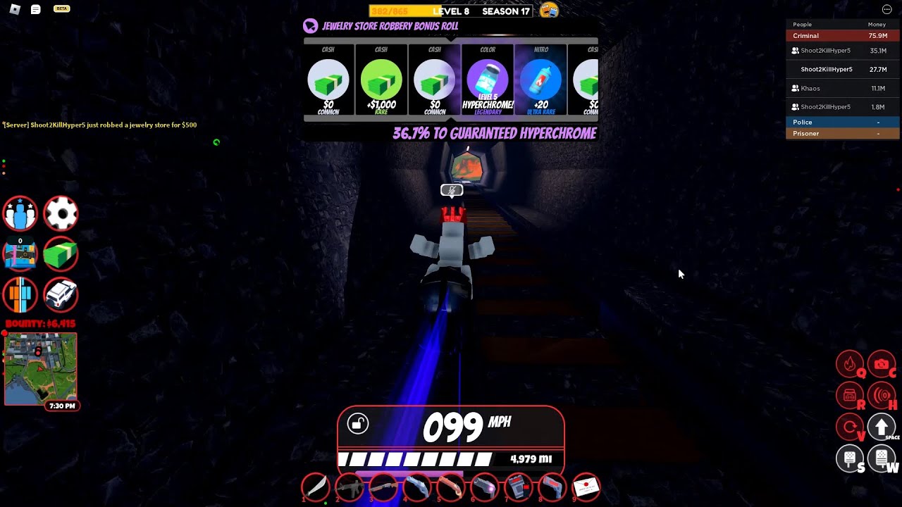 WHEN YOUR SO CLOSE TO GETTING HYPERDIAMOND LVL5 / Roblox Jailbreak ...