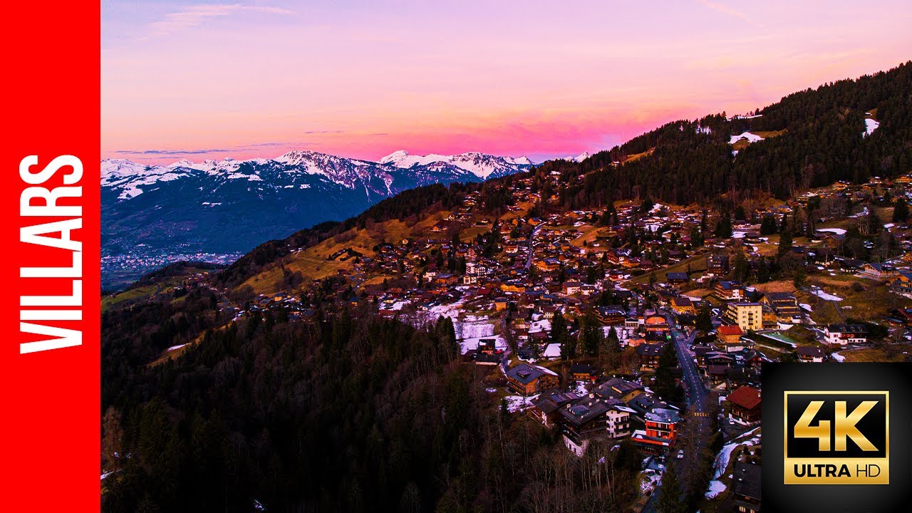 SWITZERLAND AERIAL | Villars | CINEMATIC 4K - YouTube