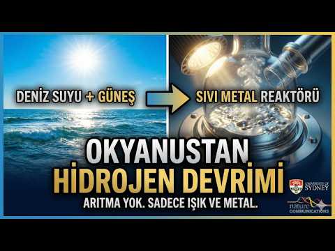 Desalinasyon Olmadan Elektroliz: Galyum Bazlı Fototermal Hidrojen Üretimi