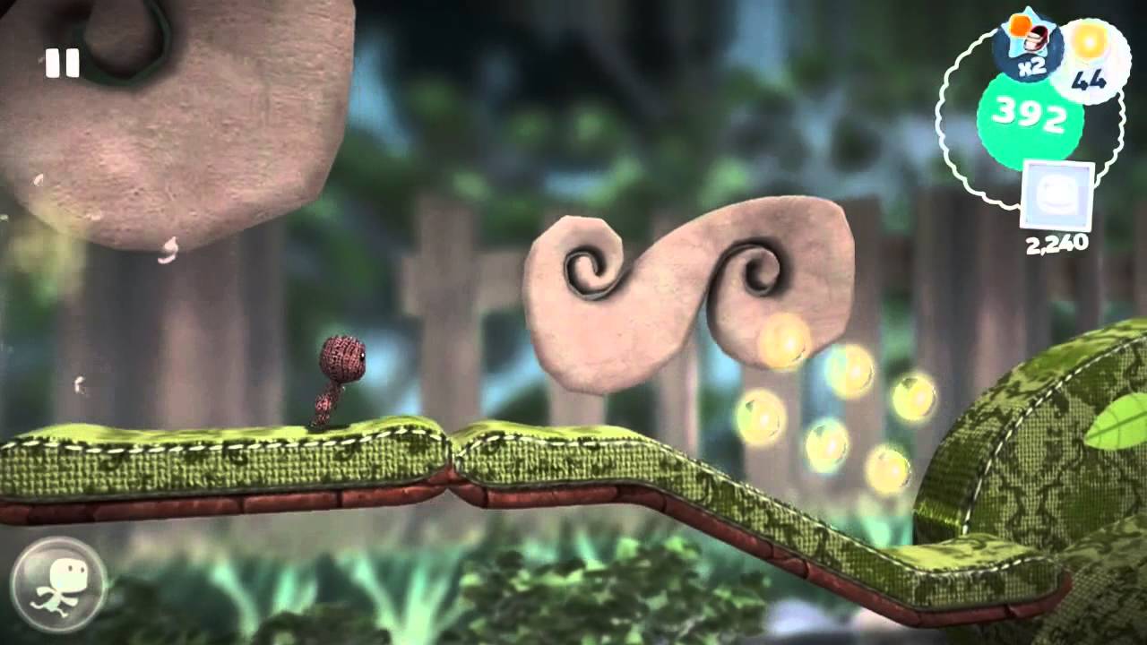 RUN SACKBOY! RUN! - Walkthrough Part 1 (LittleBigPlanet iPhone Game ...