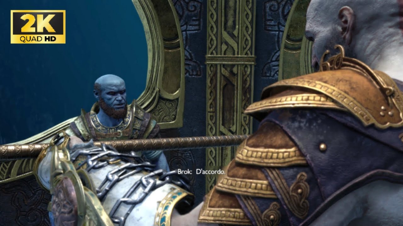 14° God Of War Ragnarok-Brok's Blessing to Kratos'Spear-Ultra HD ...