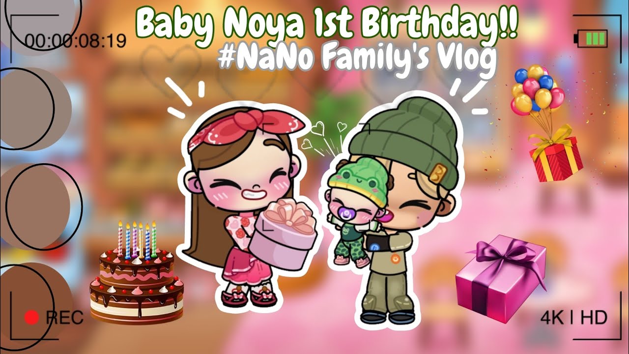 Noya 1st Birthday! || DRAMA AVATAR WORLD || buat kue & belanja di toko ...