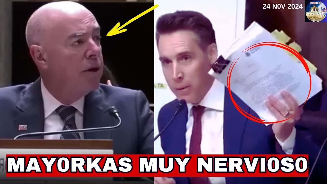 🚨ALEJANDRO MAYORKAS SE PONE MUY NERVIOSO al SER INTERROGADO en el ...