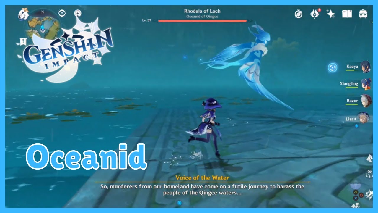 Genshin Impact ☆ Elite Boss: Oceanid - YouTube