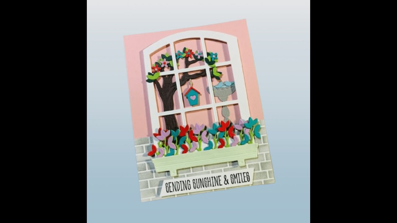 Spellbinders Backyard Haven & Vista View Window - YouTube