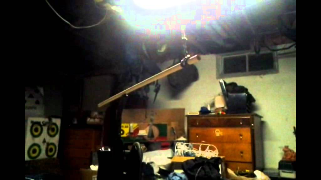 shooting arrow through pvc - YouTube