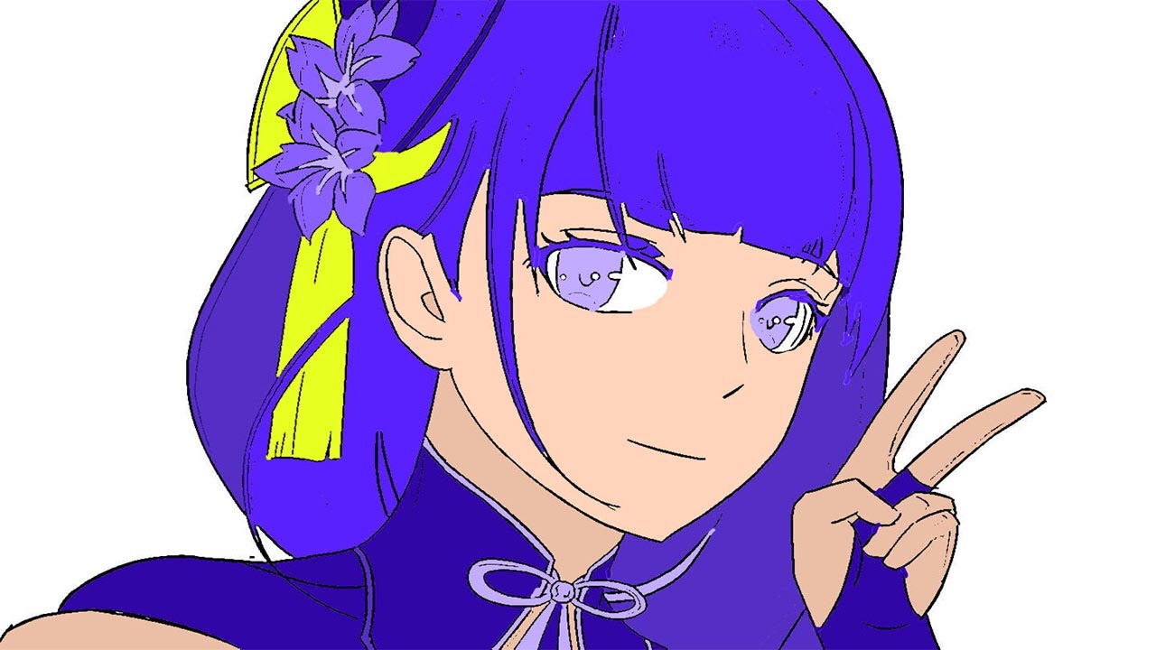 HOW TO DRAW RAIDEN || GENSHIN IMPACT - YouTube