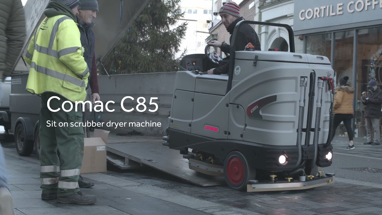 Taymec - delivering productivity with the Comac C85 scrubber dryer ...