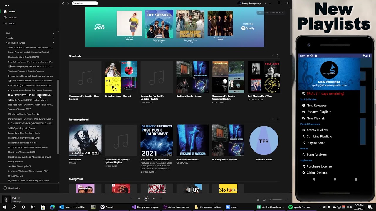 Companion For Spotify Demonstration A New And Improved Release Radar Companion For Spotify Demonstration A New And Improved Release Radar