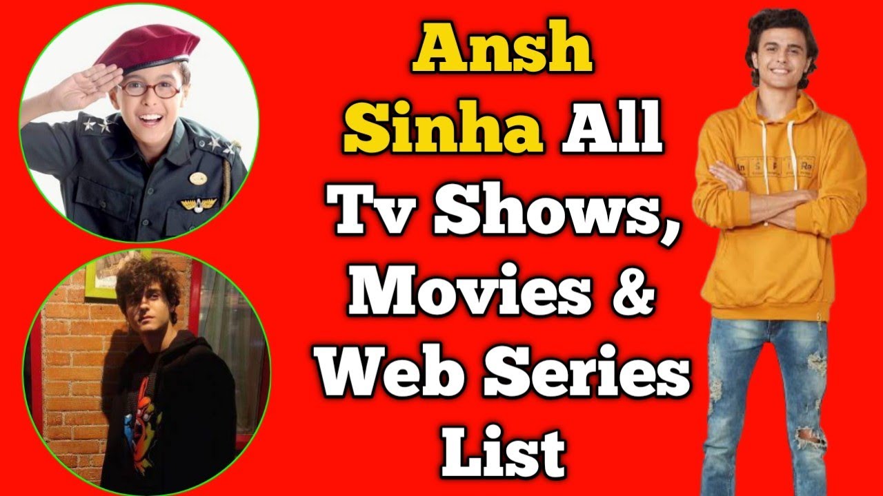 Ansh Sinha All Tv Serials List || Full Filmography || All Web Series ...