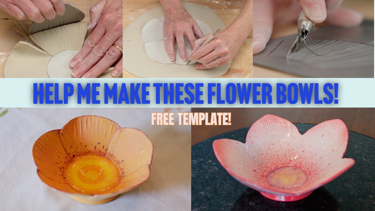 Making the Magical Flower Bowl - I'll Show You My Technique! - YouTube