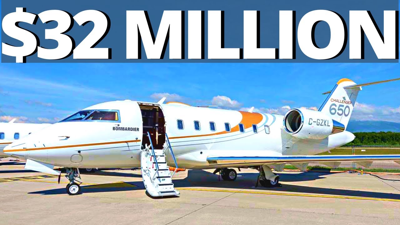 Inside The Luxurious $32 Million Bombardier Challenger 650 Business Jet ...