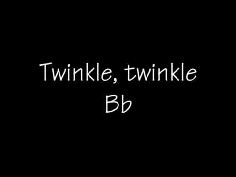 Twinkle, twinkle little star (Backing track in Bb, bluegrass-style)