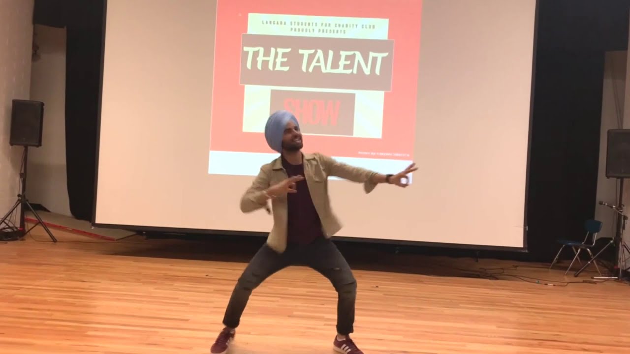 Jaskaran Singh Bhangra Video | Langara Talent Show | Feb 2020 - YouTube
