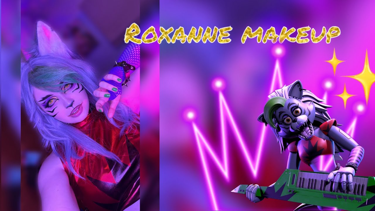 Roxanne makeup (but flame can’t film it ) - YouTube