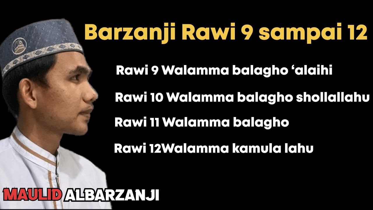 Gunakan irama ini untuk betah dan mudah membaca barzanji rawi 9 sampai ...