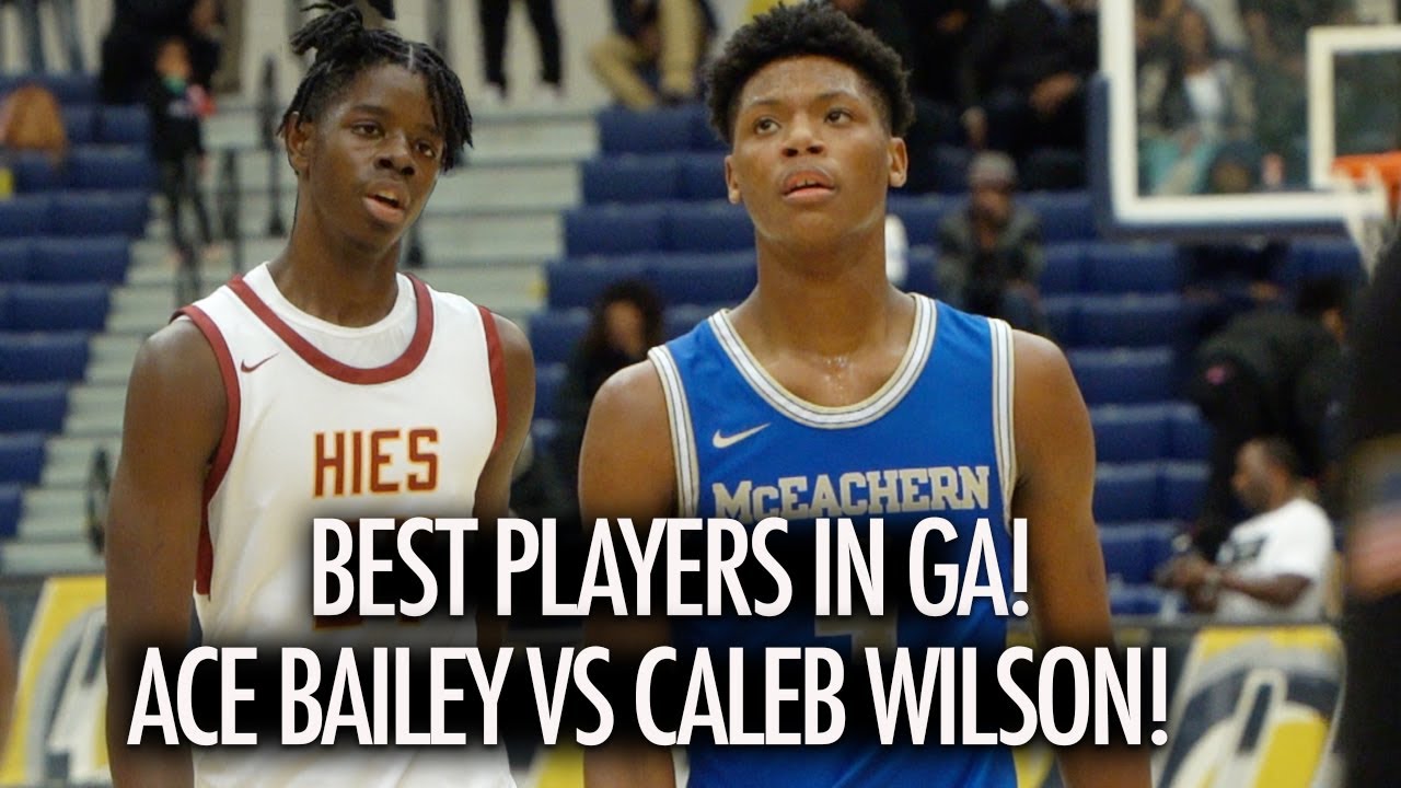 Ace Bailey 1v1 Caleb Wilson Go At It! Who is the best player in Georgia!? - YouTube