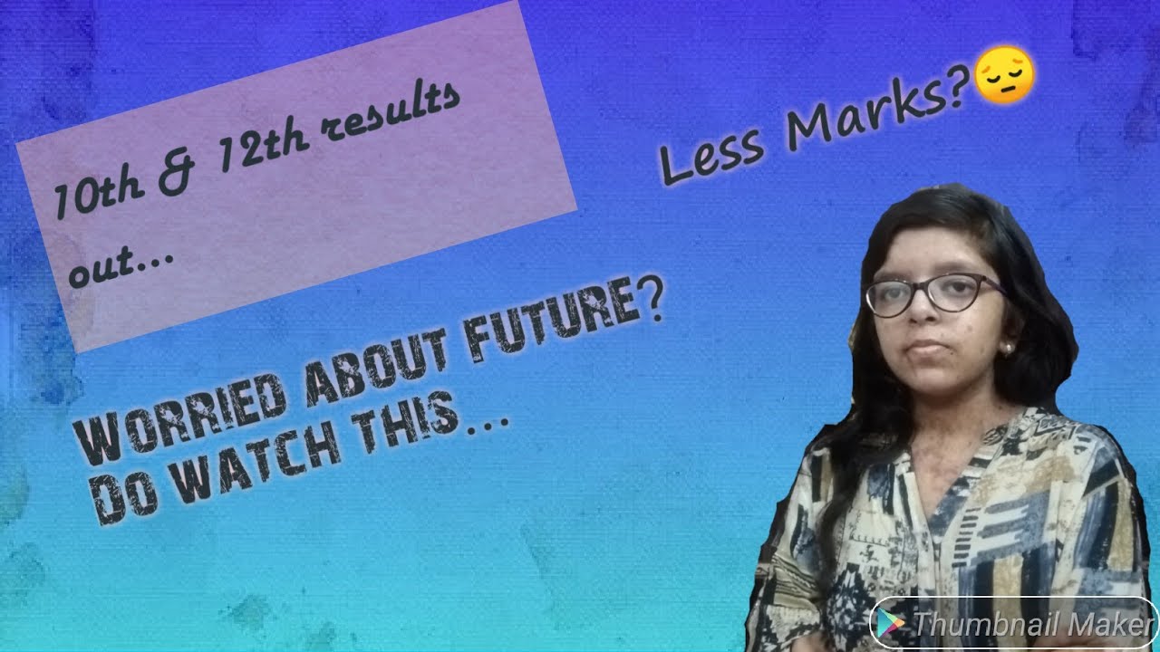 Boards results out...Less marks?Do watch this video for motivation...🙂 ...