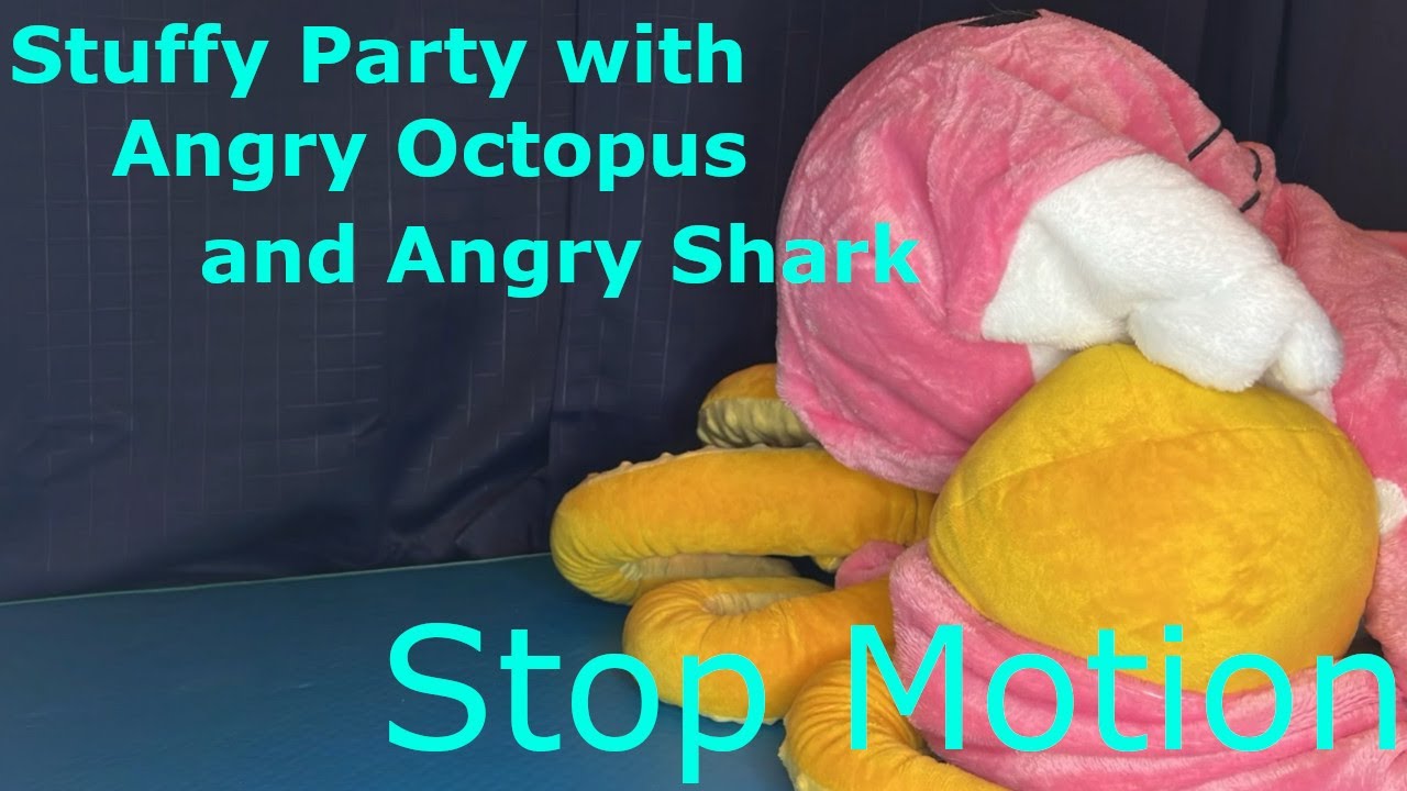 Stuffed Animals Stop Motion Animation with Octopus and Shark. #kidsplay ...