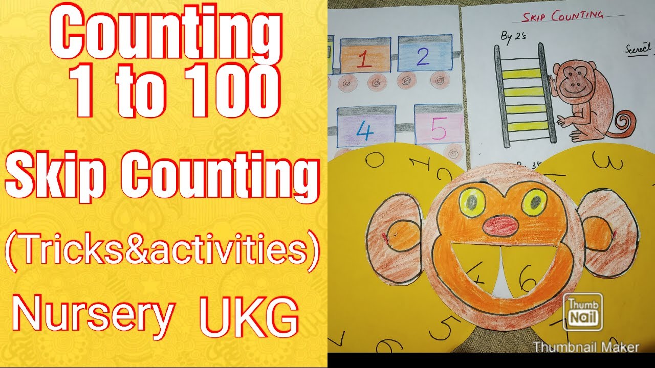 Counting Numbers 1 To 100 And Skip Counting Tricks And Activities YouTube Counting Numbers 1 To 100 And Skip Counting Tricks And Activities YouTube