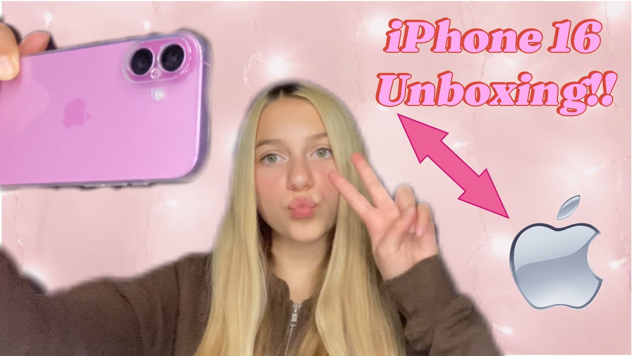 UNBOXING THE IPHONE 16!!! new features & accessories - YouTube