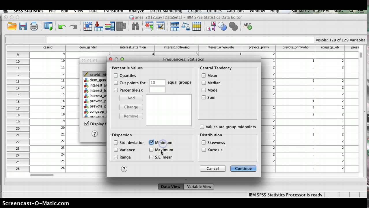 Crosstabs and Chi-Squares in SPSS - YouTube
