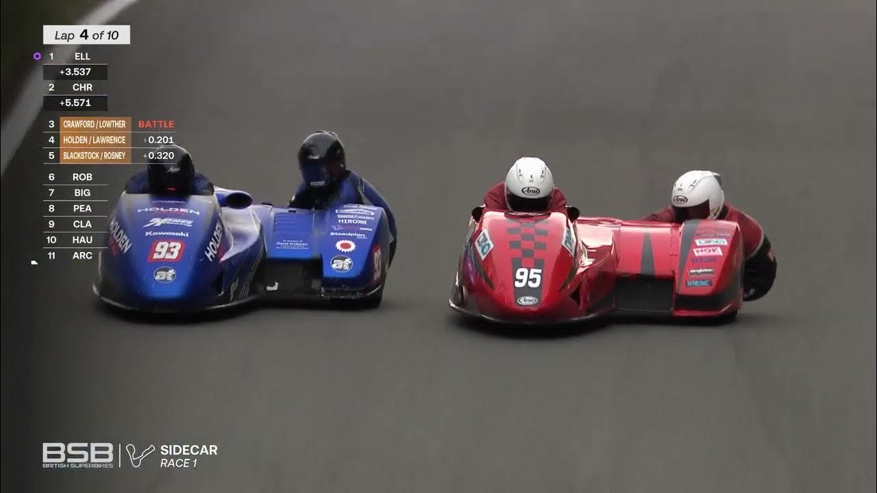 Molson Group British Sidecar Championship 2022 Round 6 Cadwell Park - Race 1 - YouTube