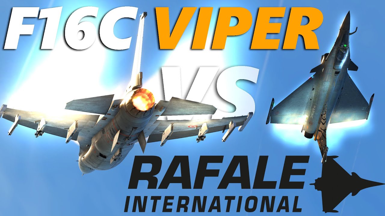 DCS: RAFALE v F16C VIPER DogFight | Growling Sidewinder | Digital ...