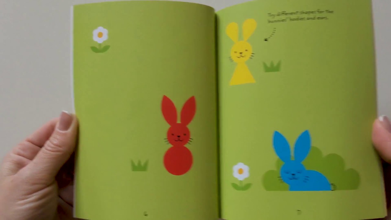 Sticker Shapes Animals - Usborne minis - YouTube