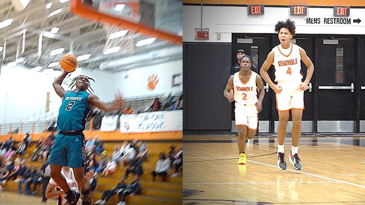 JIZZLE JAMES vs. UNDERrated PG Josiah Shackelford | Olympia vs ...